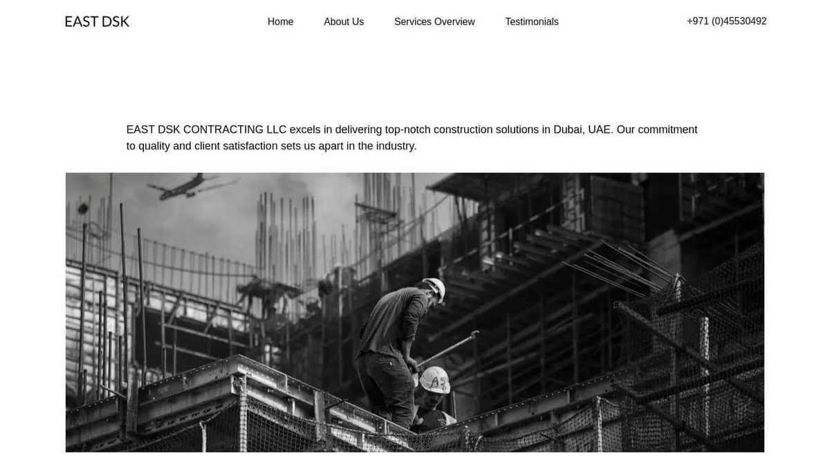 EAST DSK CONTRACTING LLC - Your Trusted Construction Partner